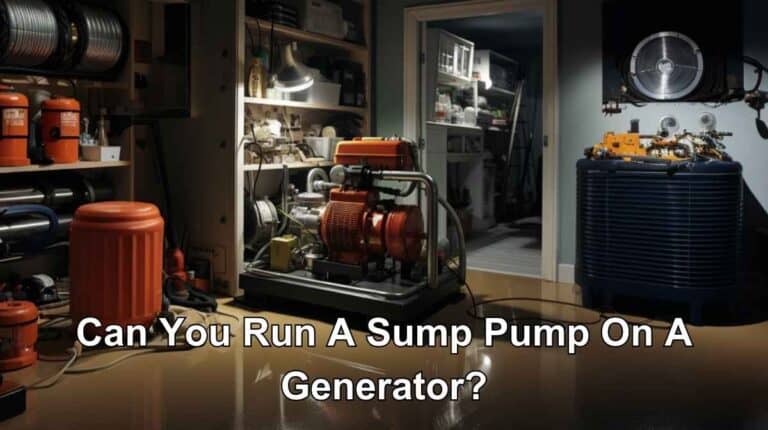 Can You Run A Sump Pump On A Generator? Steps + Tips