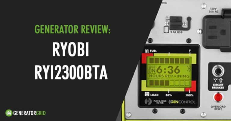 Ryobi RYI2300BTA Generator Review (Reliable?) - Generator Grid